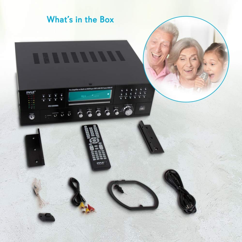 stereo amplifier with remote control